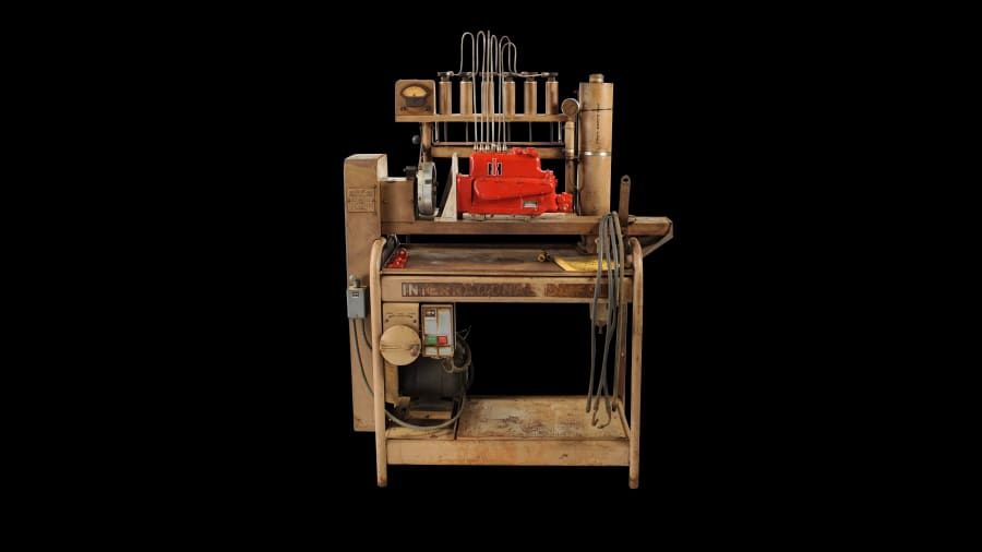 1940s International Harvester, Diesel Injector Tester Machine 48x69x29 ...