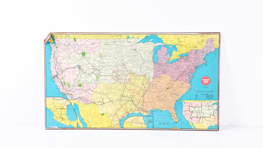 Pacific Line Map and Frisco Line Chalkboard at Gone Farmin' Fall ...