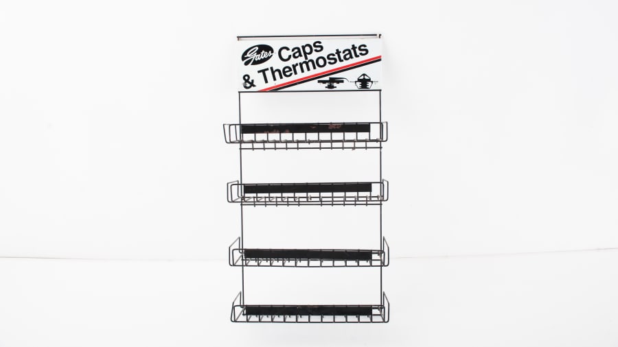 Gates Caps And Thermostats Display Rack 14x28x8 at Gone Farmin' Fall ...