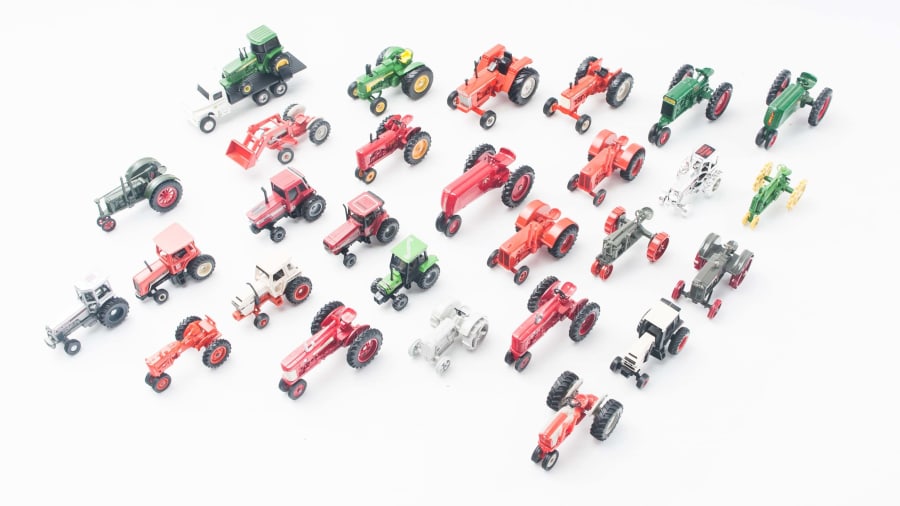 Die-Cast Scale Model Tractor Lot Of 29 at Gone Farmin' Fall Premier ...