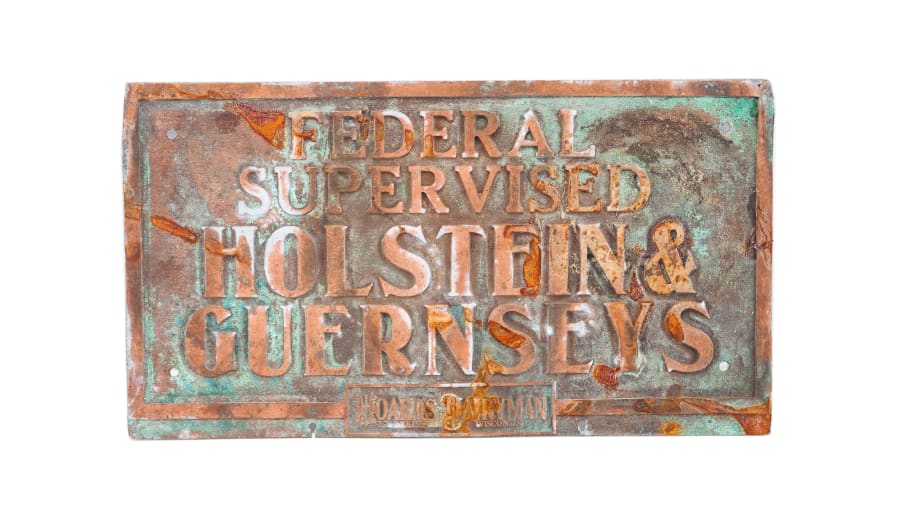 Hoards Dairyman Single-Sided Sign 18x10 at Gone Farmin' Fall Premier ...