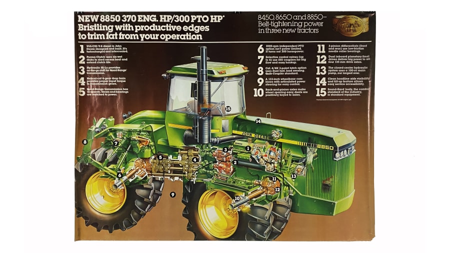 John Deere 8850 Tractor Poster at Gone Farmin' Fall Premier 2020 as M6 ...