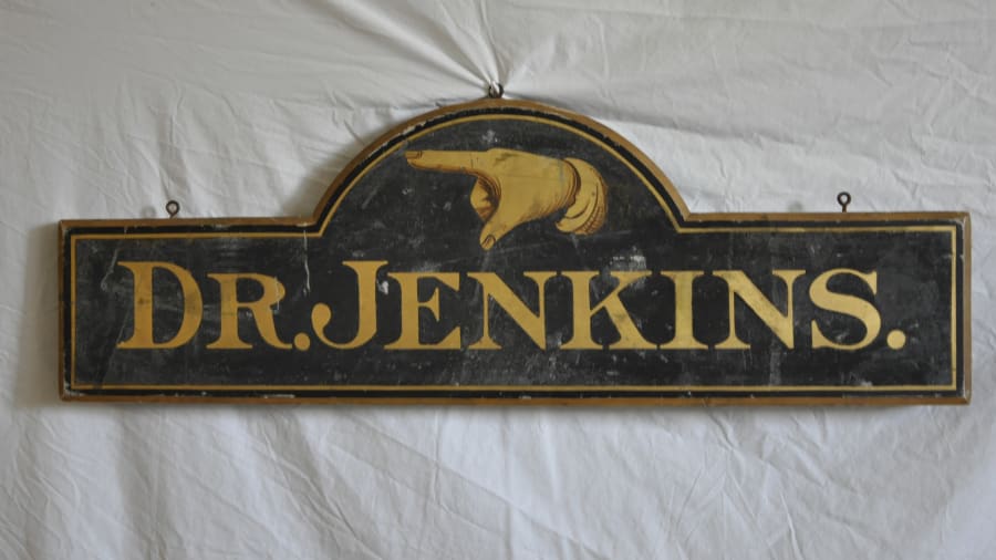 Dr Jenkins Double-Sided Smalt Sign 36x12 for sale at Gone Farmin' Fall ...