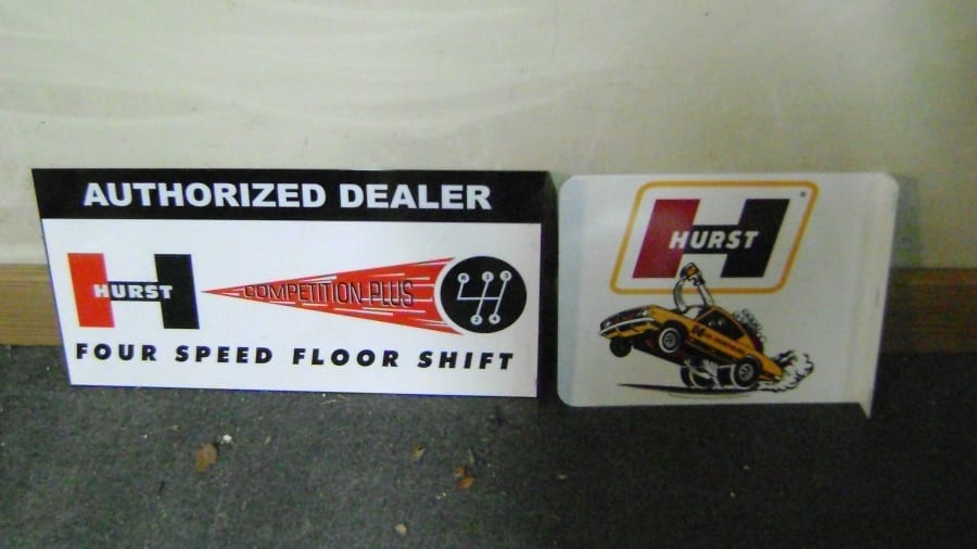Hurst Shifter Flange Signs Lot Of 2 at Gone Farmin' Fall Premier 2020 ...