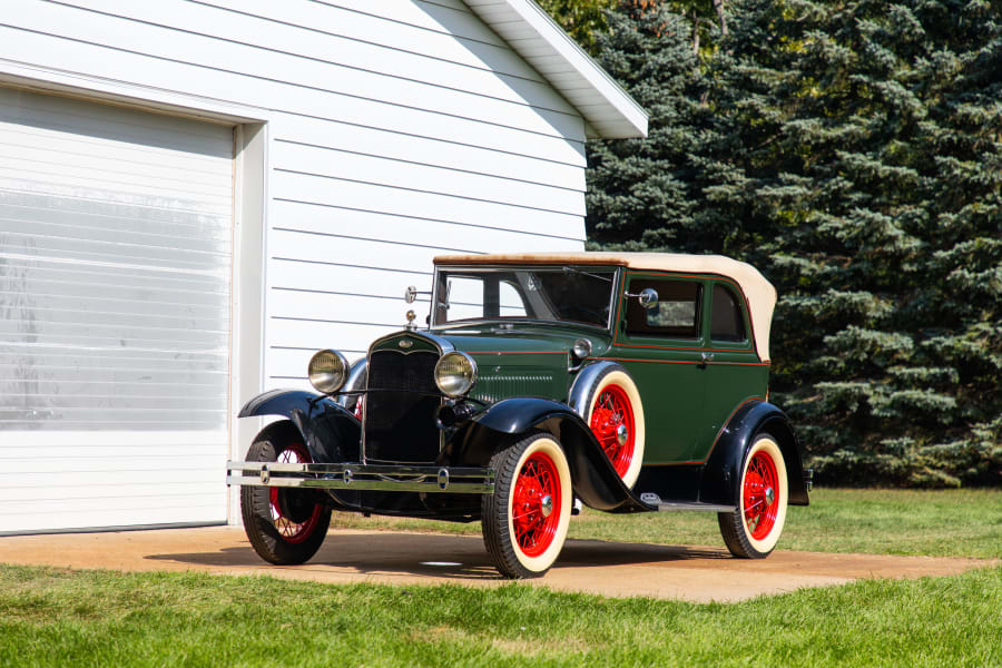 1931 Ford Model A Convertible Sedan at Gone Farmin' Fall Premier 2021 ...