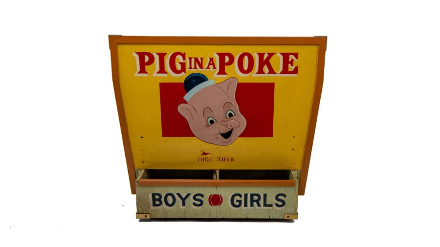 Todi Toys Pig In A Poke Toss Game at Gone Farmin' Fall Premier 2021 as ...
