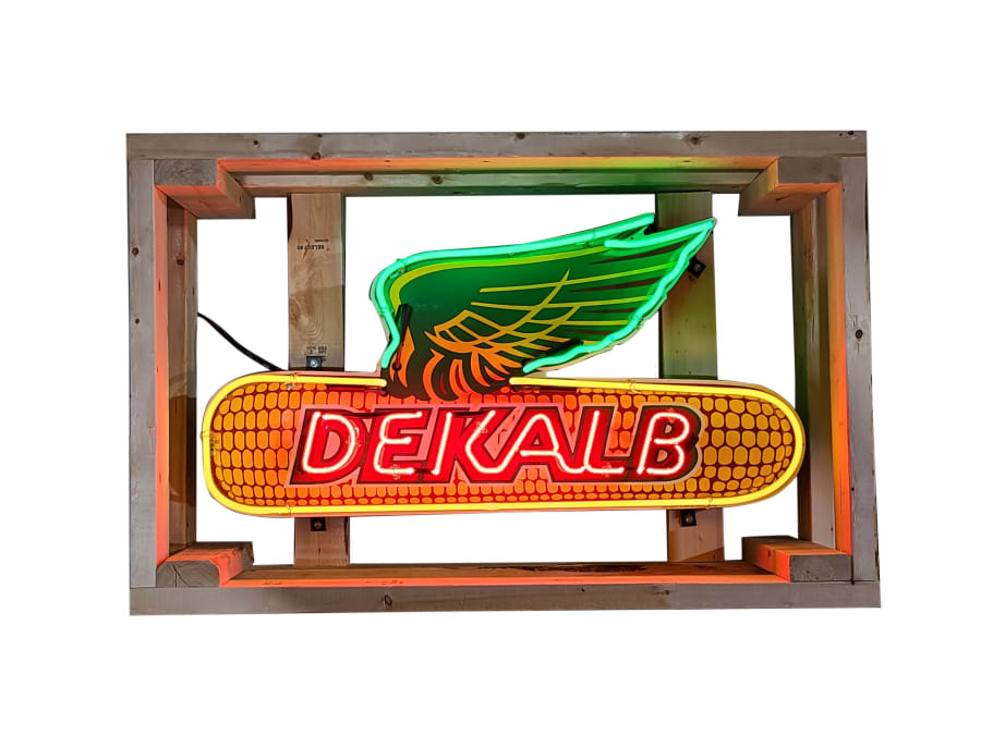 Dekalb Single-Sided Tin Neon Sign for sale at Gone Farmin' Fall Premier ...