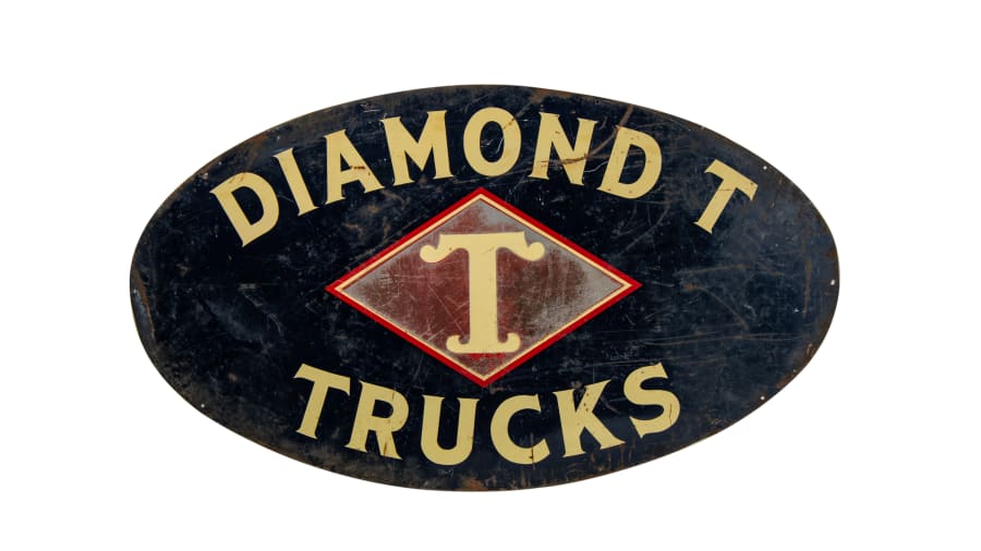 Diamond T Trucks Double-Sided Tin Sign at Gone Farmin' Fall Premier ...
