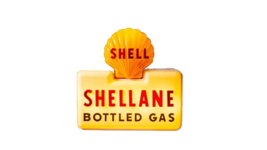 Shell Bottled Gas Double-Sided Light Up Sign for Sale at Auction ...