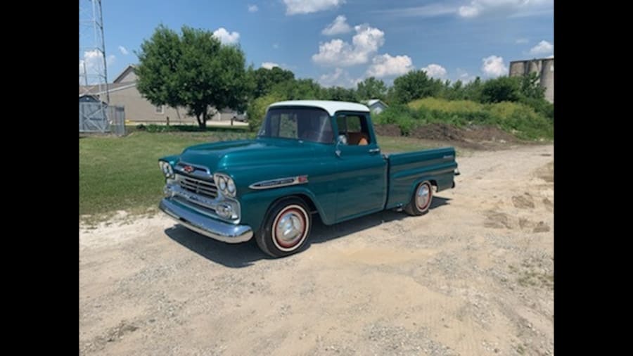 1959 Chevrolet Apache 3100 Short Bed Fleetside at Gone Farmin' Fall ...