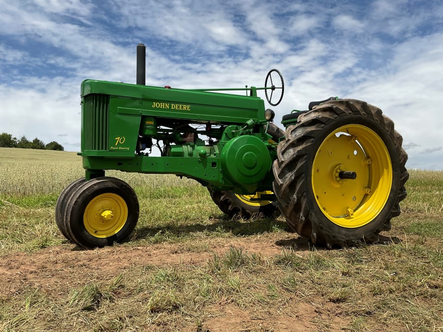 1955 John Deere 70 at Gone Farmin' Fall Premier 2022 as F234 - Mecum ...