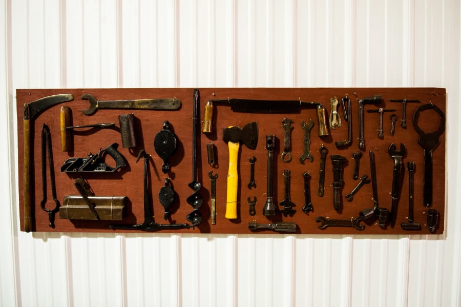 40 PC Tool Set On Board 22x64x4 at The Henry (Bud) Reifsneider Estate ...