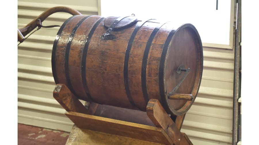 Butter Churn Mixer & Stand at The Henry (Bud) Reifsneider Estate ...