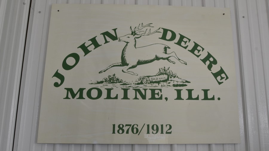 John Deere Sign Moline Ill. 1876-1912 at The Henry (Bud) Reifsneider ...