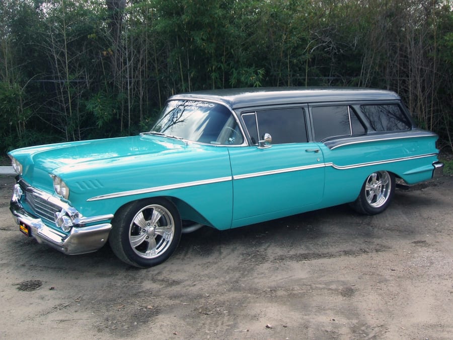 1958 Chevrolet Del Ray Yeoman 2-Door Wagon at Houston 2012 as S233 ...