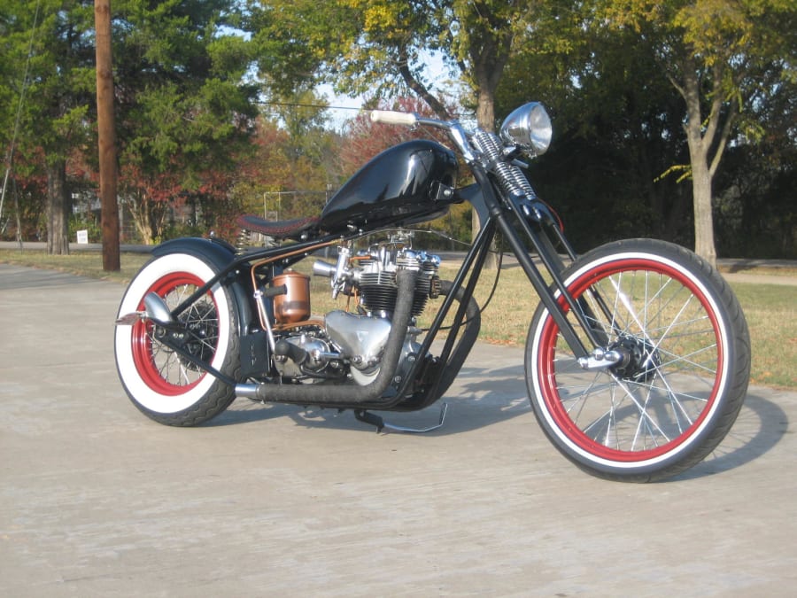 1960 Triumph Tiger Bobber at Houston 2012 as S292 - Mecum Auctions