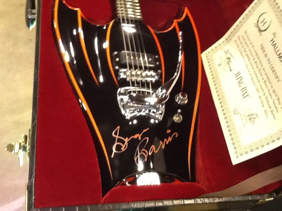 Wing-Bat Guitar Autographed By George Barris at Houston 2012 as S60.1 ...