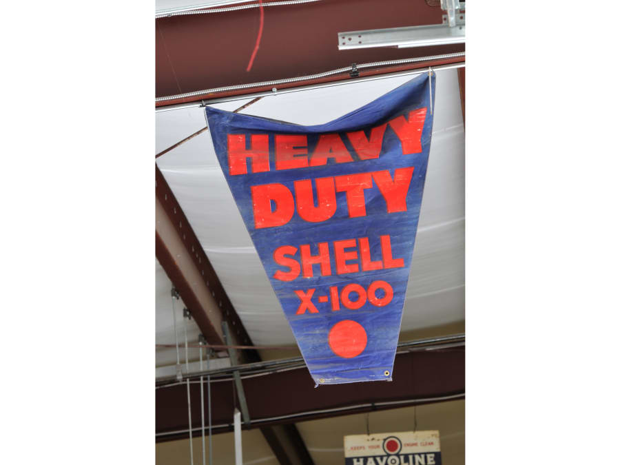 Shell X100 Banner 43x24 for Sale at Auction - Mecum Auctions