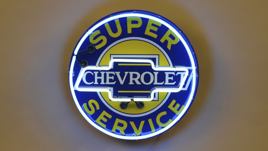 Chevrolet Super Service Sign SSTN Reproduction 23x23 at Houston 2016 as ...