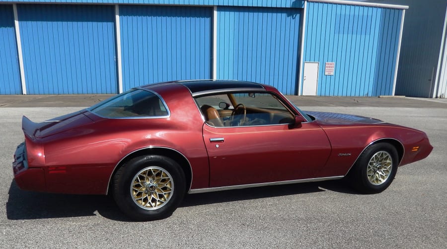 Maroon Firebird Car