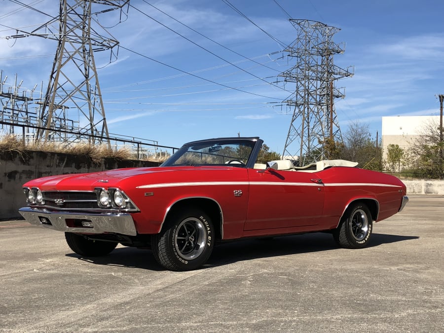1969 Chevrolet Chevelle SS Convertible at Houston 2018 as S128 - Mecum ...