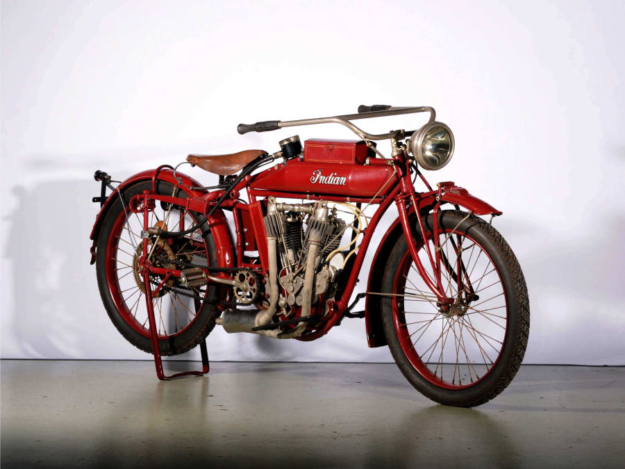 1914 Indian F-Head Twin at Houston Motorcycles 2014 as U66 - Mecum Auctions
