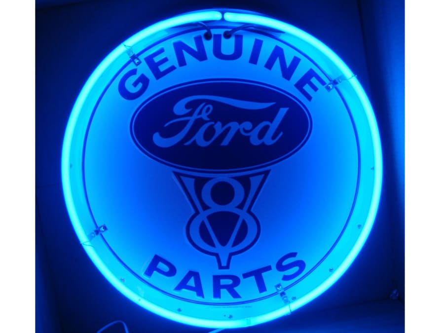 Ford Parts Neon Sign at Des Moines 2012 as Z109 - Mecum Auctions