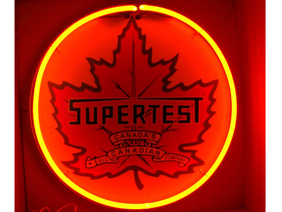 Super Test Neon Sign at Des Moines 2012 asZ203 - Mecum Auctions