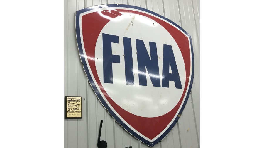 Fina Gas Station Pole Sign DSP 72x72 at Kansas City Spring 2016 as J65 ...