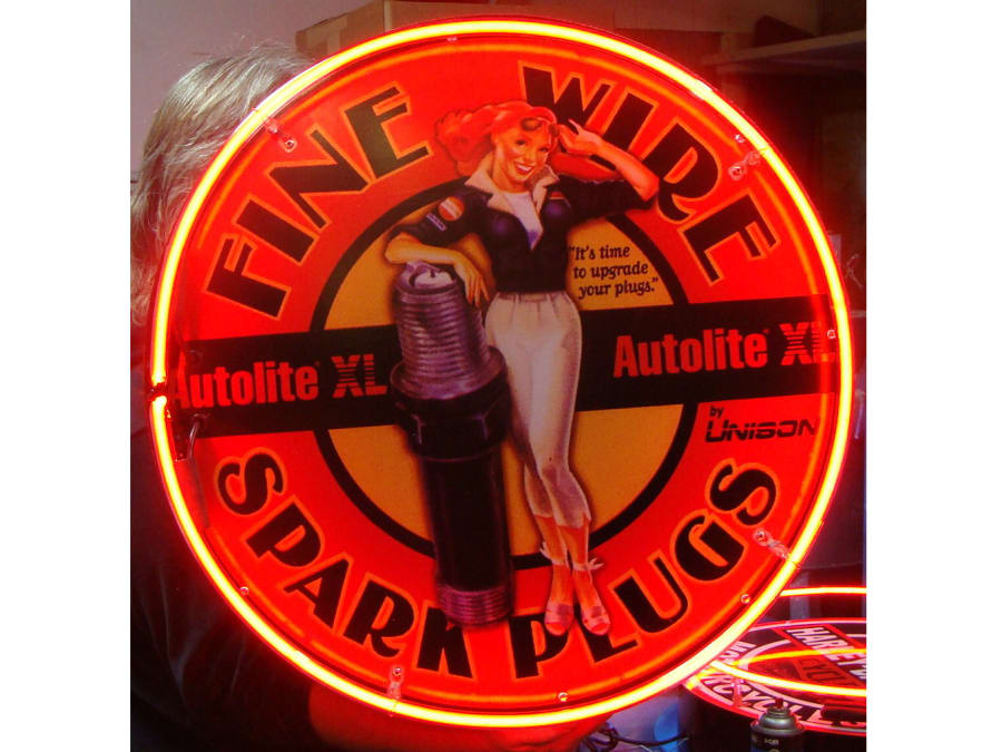 Fine Wire Spark Plug Neon Sign at Kansas City Spring 2012 as Z215 ...