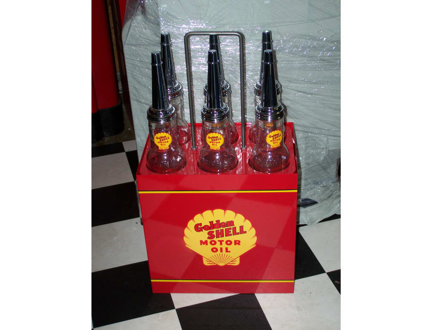 Shell Oil Bottles With Rack for sale at Kansas City Spring 2013 as K341 ...