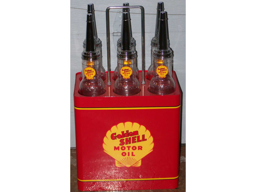 Shell Oil Bottle Rack Qty 6 at Kansas City 2013 as J39 - Mecum Auctions