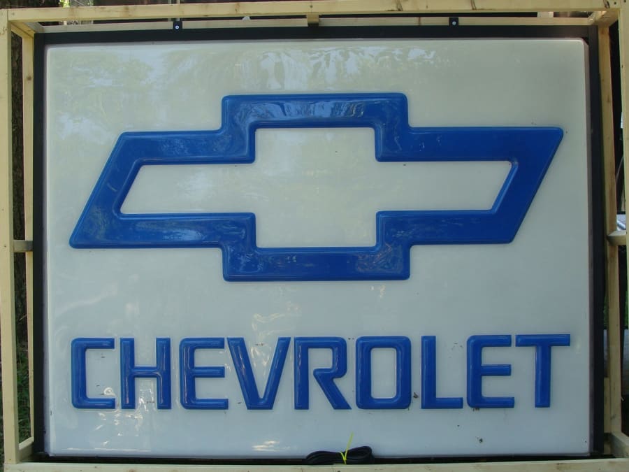Chevrolet Dealership Lighted Sign 5ft at Kansas City 2013 as J59 ...