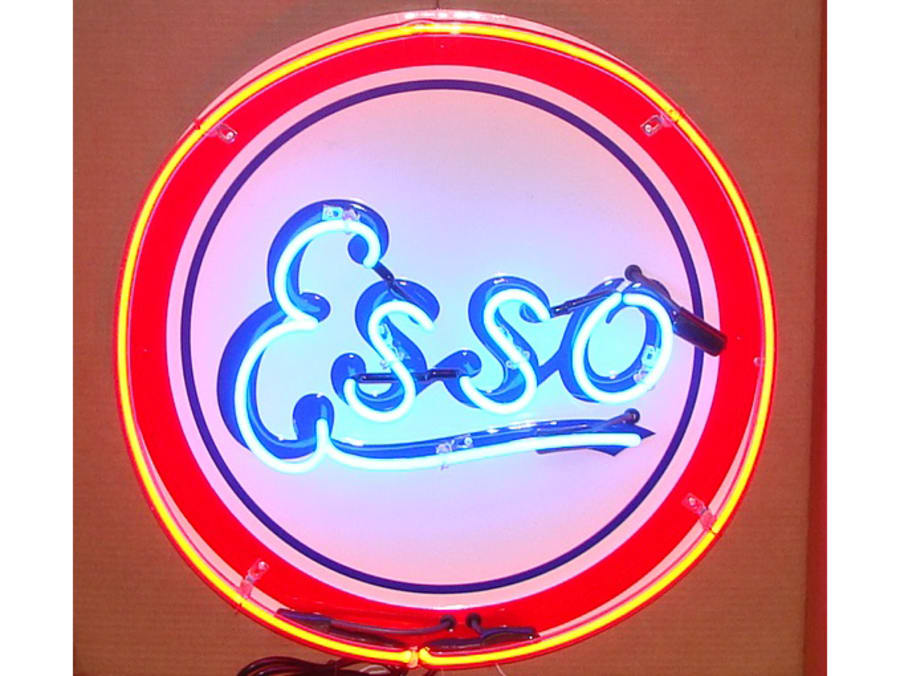 Esso Neon Sign 24in at Kansas City Spring 2014 as H27 - Mecum Auctions