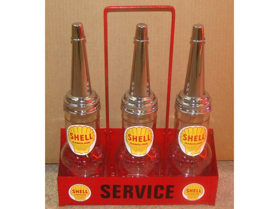 Shell Oil Bottles Qty 3 With Rack at Kansas City Spring 2014 as J19 ...