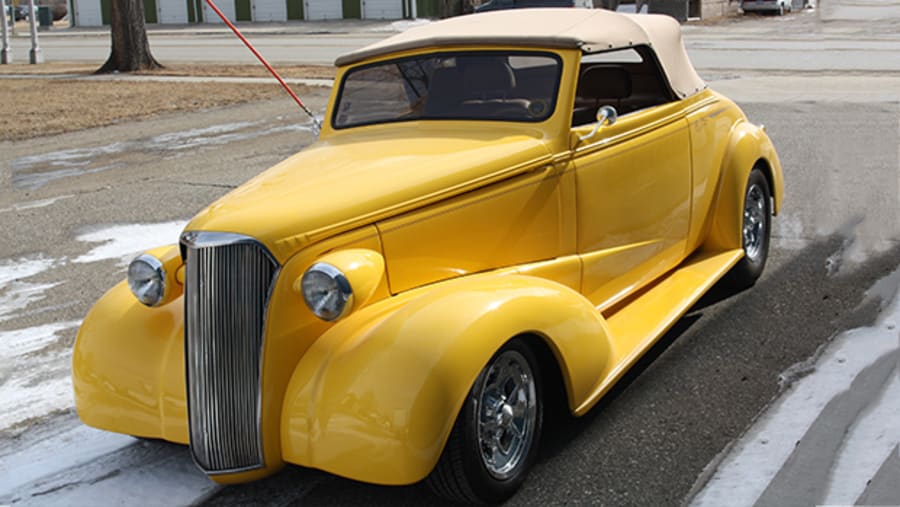1937 Chevrolet Convertible Street Rod at Kansas City Spring 2015 as ...