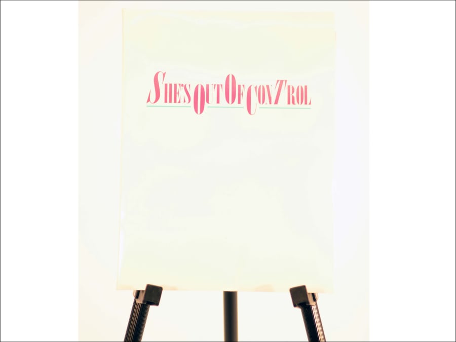 1986 She's Out Of Control Press Kit at Santa Monica 2013 as J112 ...