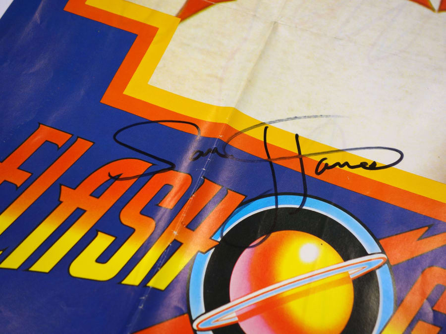 Flash Gordon Signed Poster By Sam J. Jones for Sale at Auction - Mecum ...