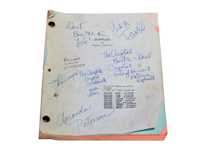 Can't Buy Me Love Signed Cast Script at Santa Monica 2013 as J443 ...