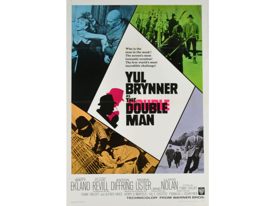 1967 The Double Man Movie Poster at Santa Monica 2013 as K184 - Mecum ...