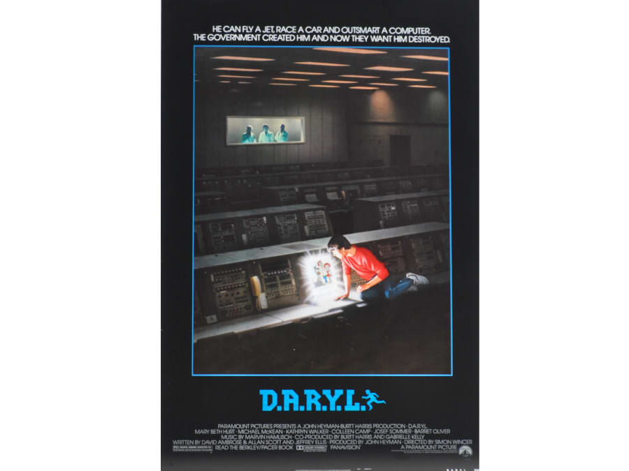 1985 D.a.r.y.l. Movie Poster at Santa Monica 2013 as K443 - Mecum Auctions