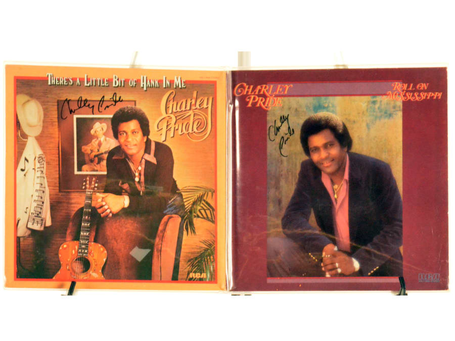 2 Autographed Charlie Pride LP's at Santa Monica 2013 as K453 - Mecum ...