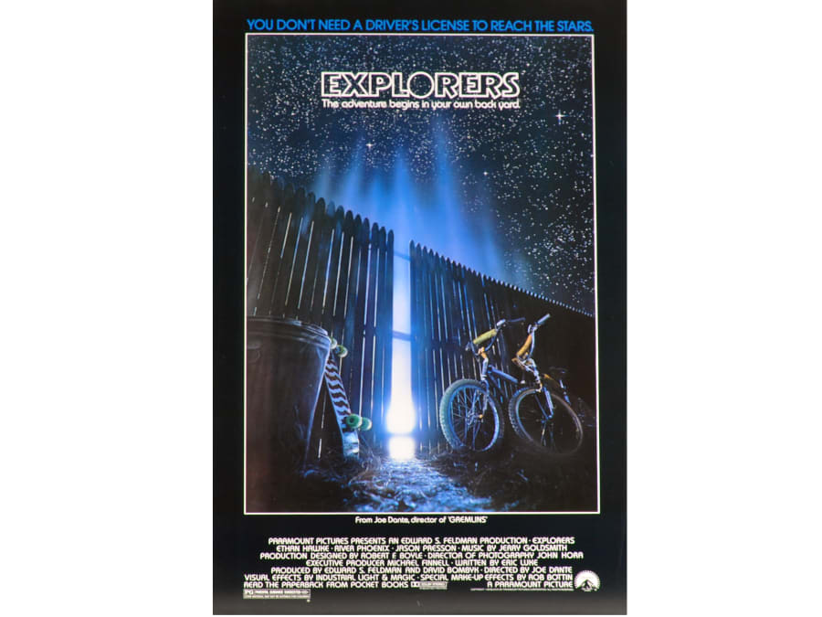 1985 Explorers Movie Poster for sale at Santa Monica 2013 as K463 ...