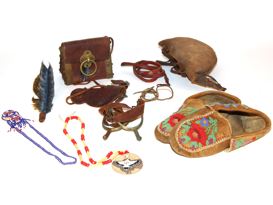 Native American Indian Props Used By Skeeter Vaughn at Santa Monica ...