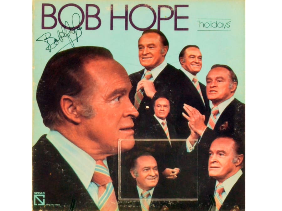 1973 Autographed Bob Hope LP at Santa Monica 2013 as K761 - Mecum Auctions