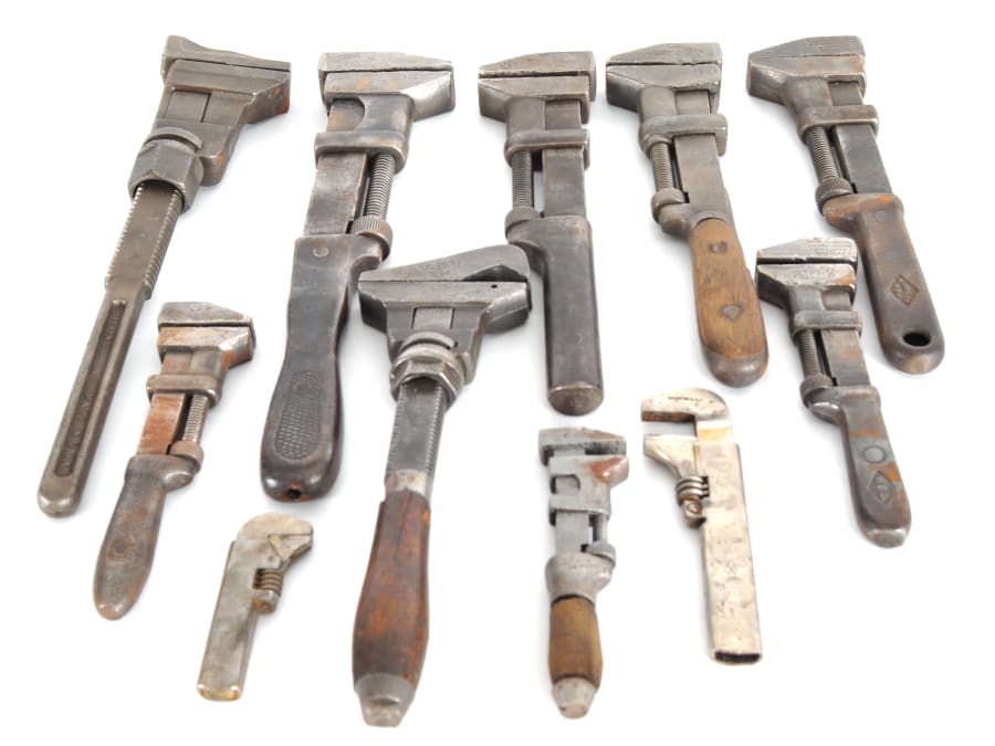 Steve McQueen Lot Of Vintage Monkey Wrenches at Santa Monica 2013 as ...