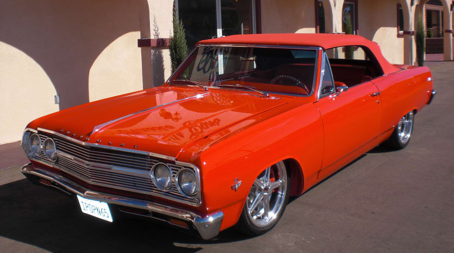 1965 Chevrolet Malibu Convertible at Los Angeles 2017 as S99 - Mecum ...