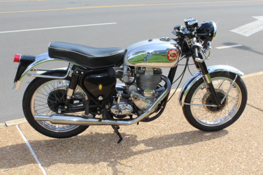 1956 BSA Goldstar Clubman at Las Vegas Motorcycles June 2017 as S96 ...