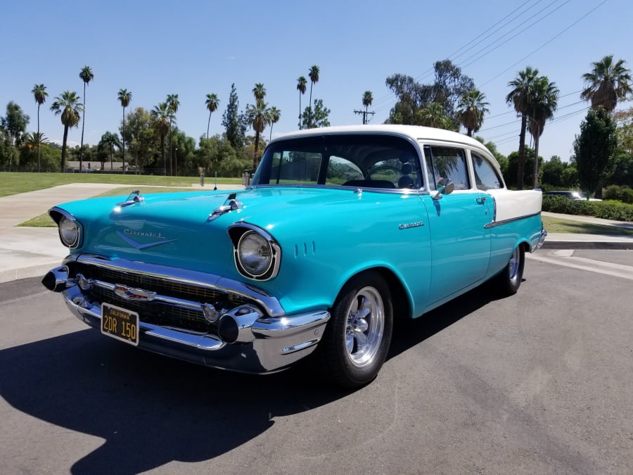 1957 Chevrolet 150 Utility Sedan at Las Vegas 2017 as F97 - Mecum Auctions