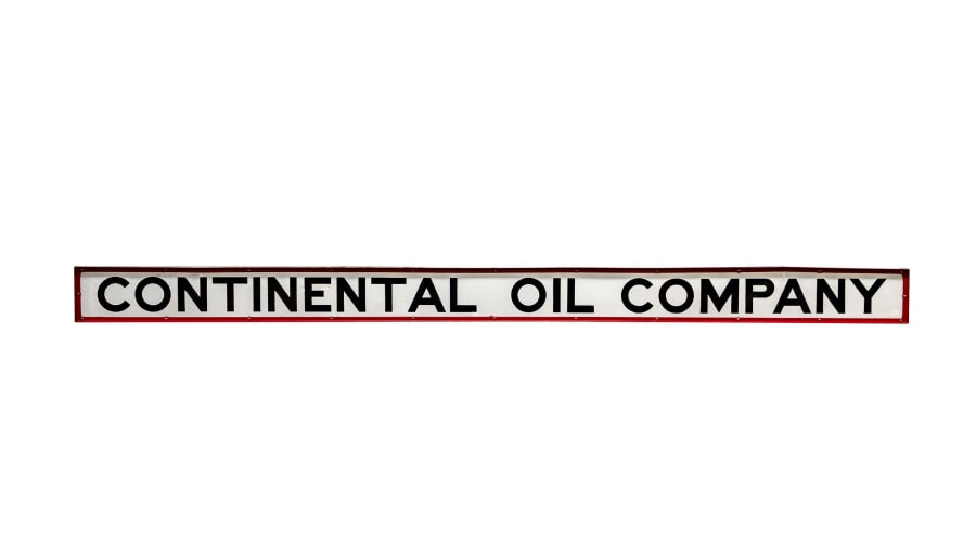 Continental Oil Company Porcelain Dealer Sign 121x10 at Las Vegas 2019 ...